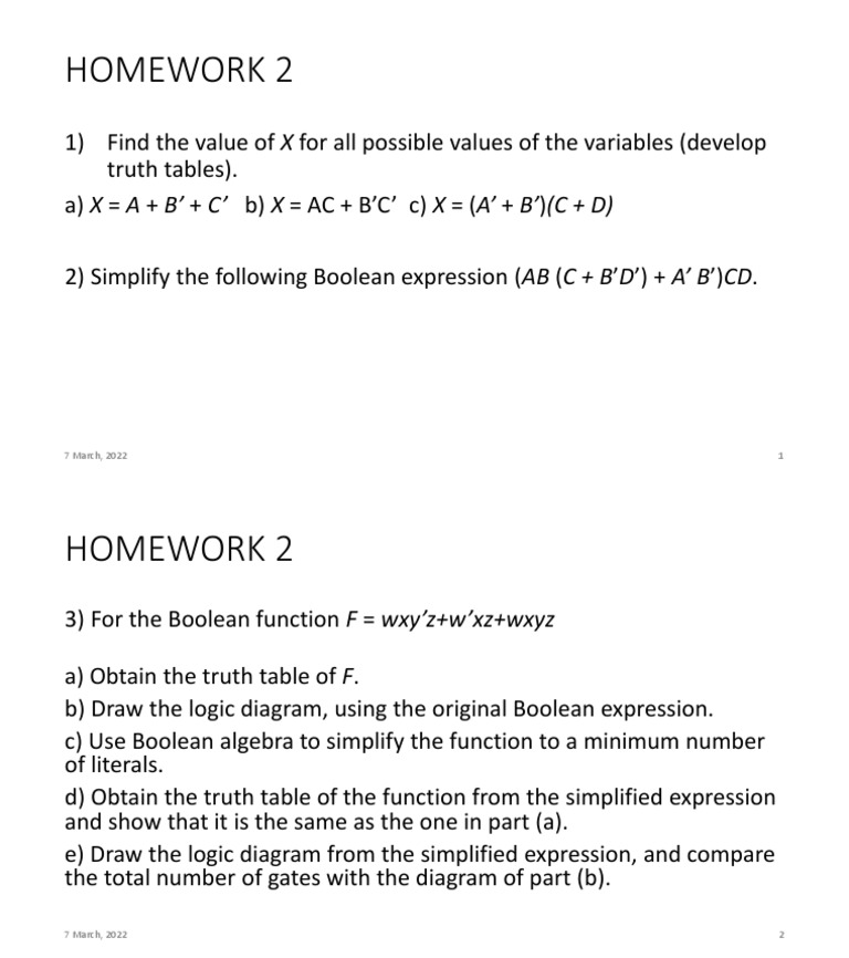 Homework 2 PDF | PDF