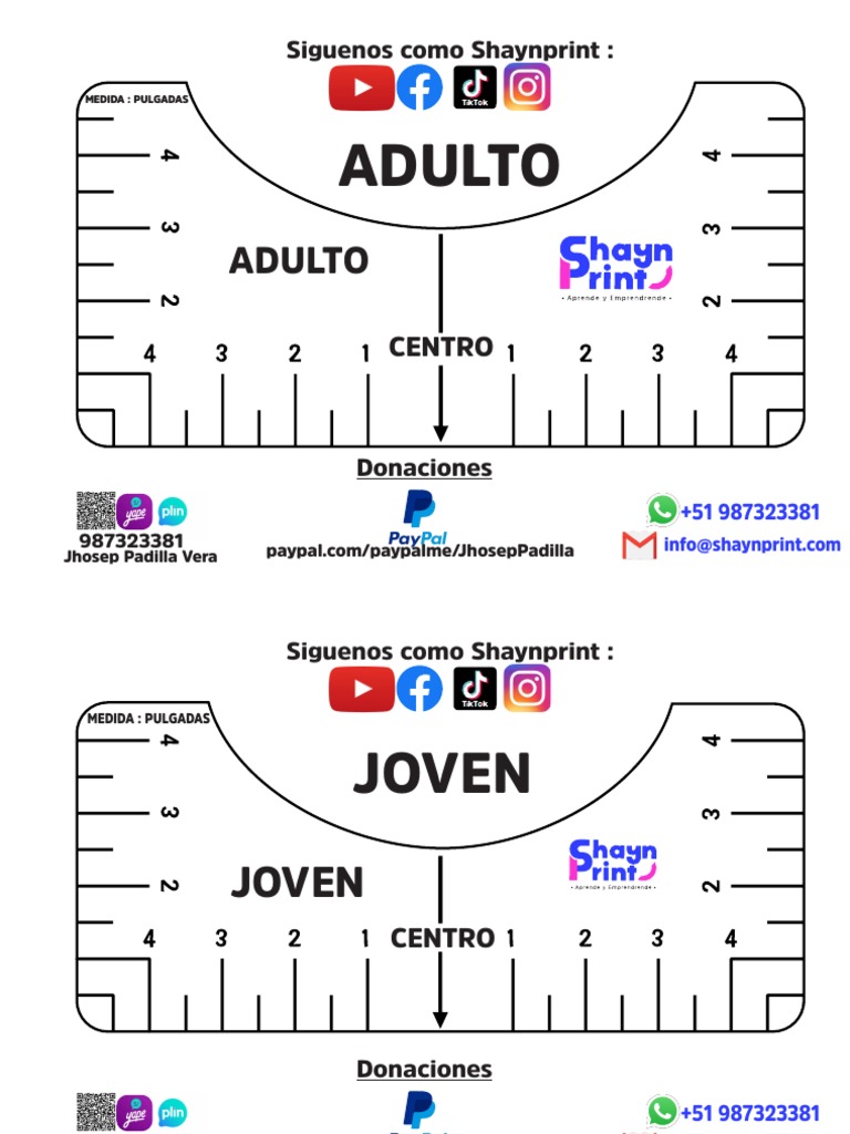 Reglas de Camisetas Polos Shaynprint-1 | PDF