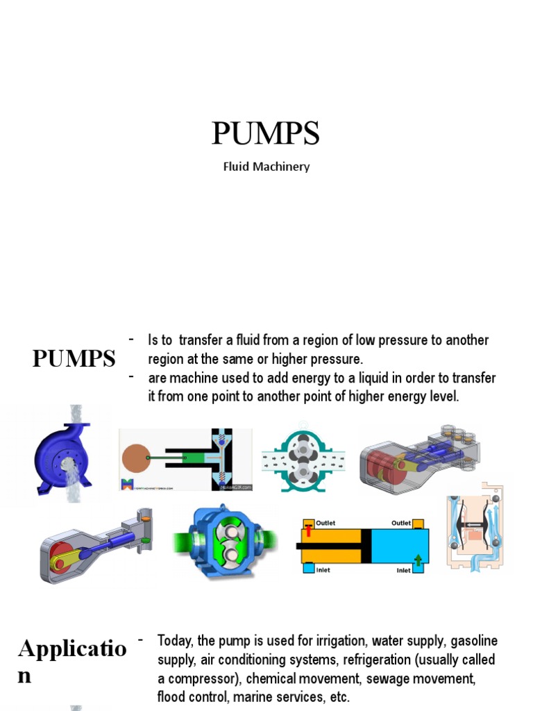 PUMPS | PDF | Pump | Fluid Dynamics