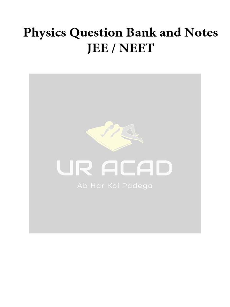 Phy Class 11th & 12th QB and FS PDF | PDF | Significant Figures | Torque