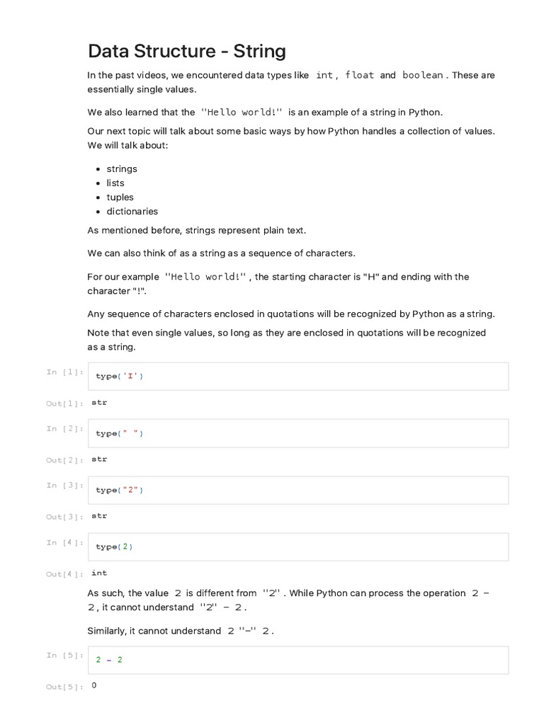 Python Basics 02 - Part 1 - Strings 1 | PDF | String (Computer Science) | Method (Computer ...