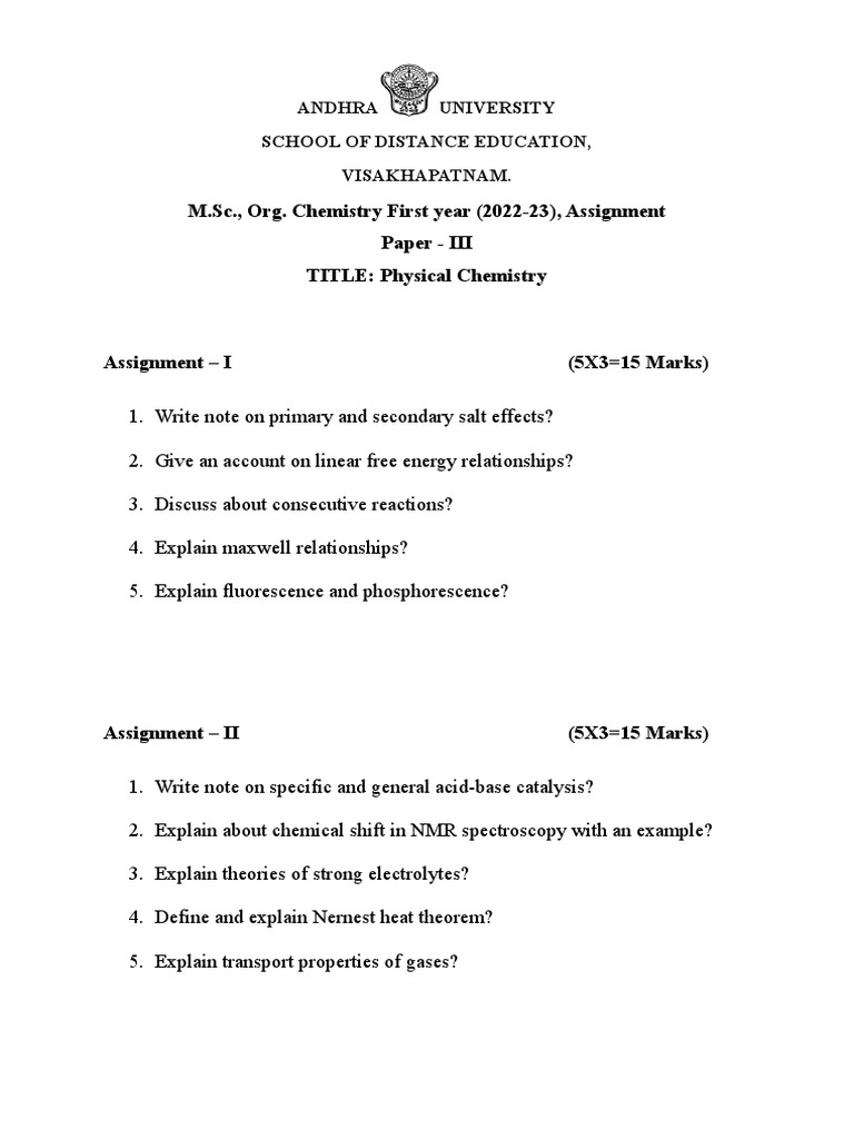 Assignment - Paper III - SDE PDF | PDF