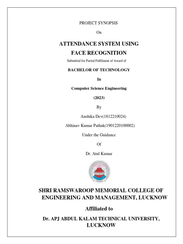Synopsis Final | PDF | Computing | Software Engineering