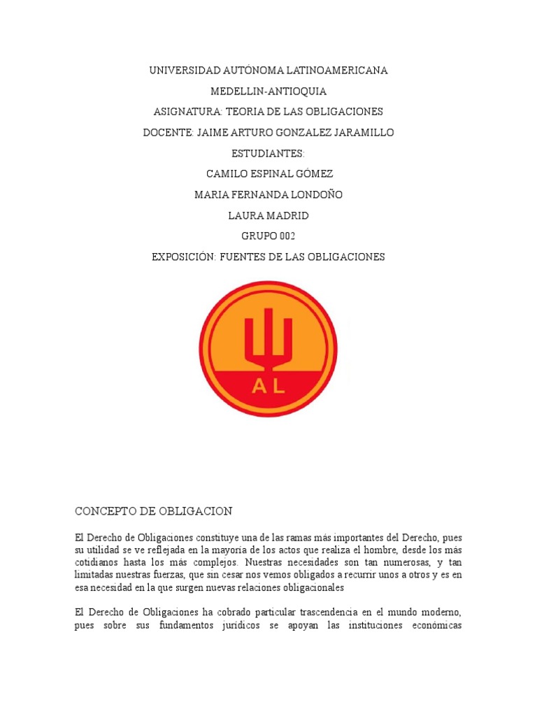 Teoria de Las Obligaciones | PDF | Castigos | Roma antigua