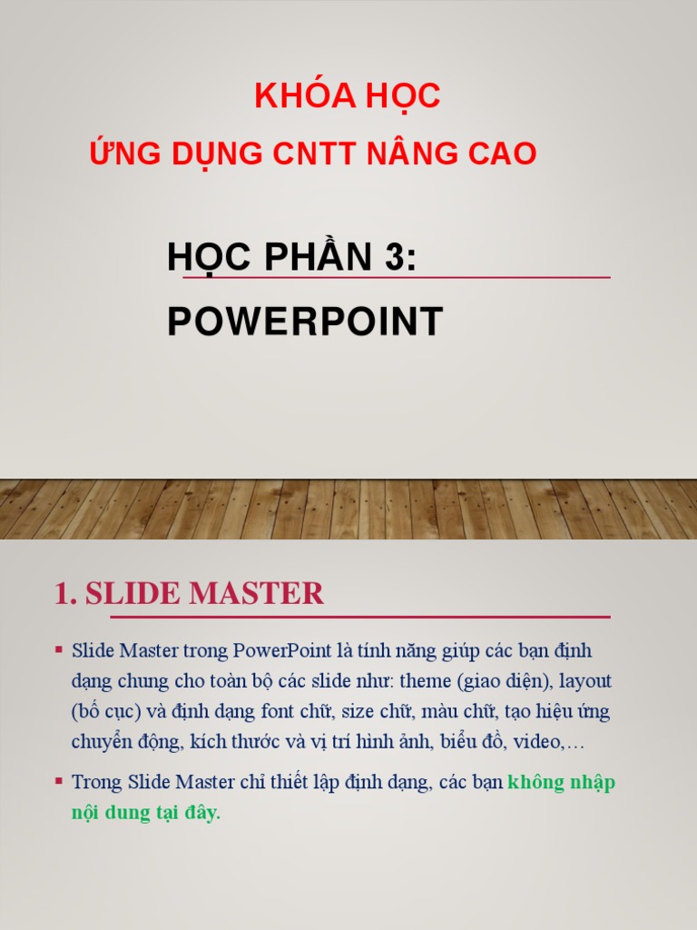 Slide Bai Giang PowerPoint | PDF