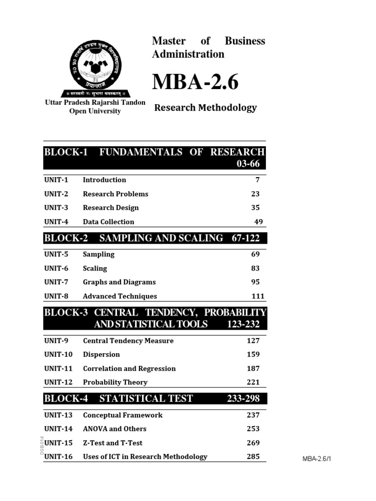 Mba-2 6 PDF | PDF | Empirical Research | Hypothesis