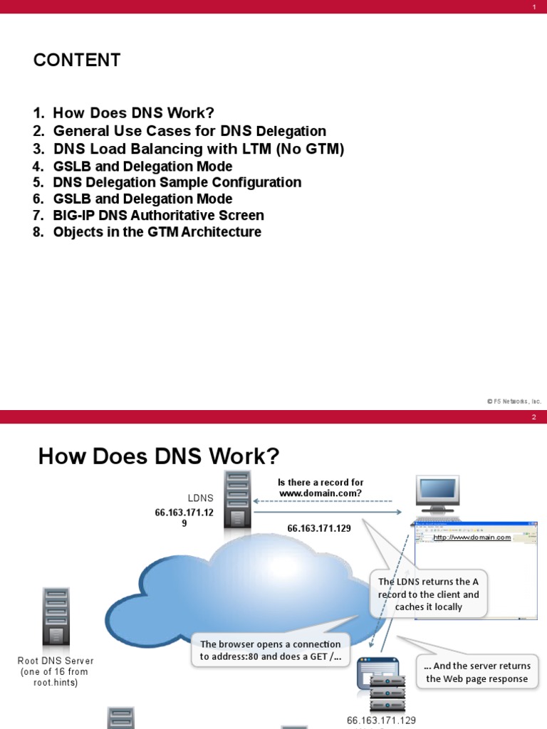 GTM Advanced Topics - v5 | PDF | Domain Name System | Load Balancing (Computing)