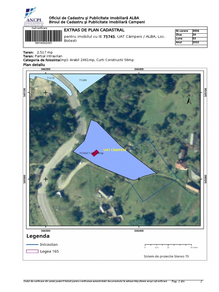 Extras Plan Cadastral 3956 | PDF
