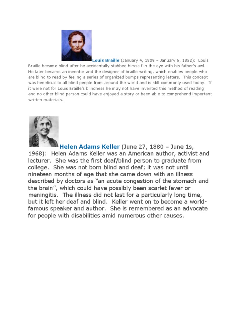 Louis Braille | PDF | Galileo Galilei | Science