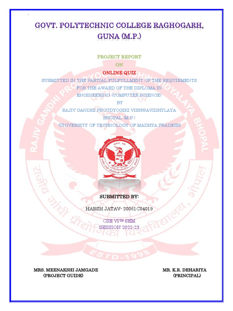 Harsh Report PDF | PDF