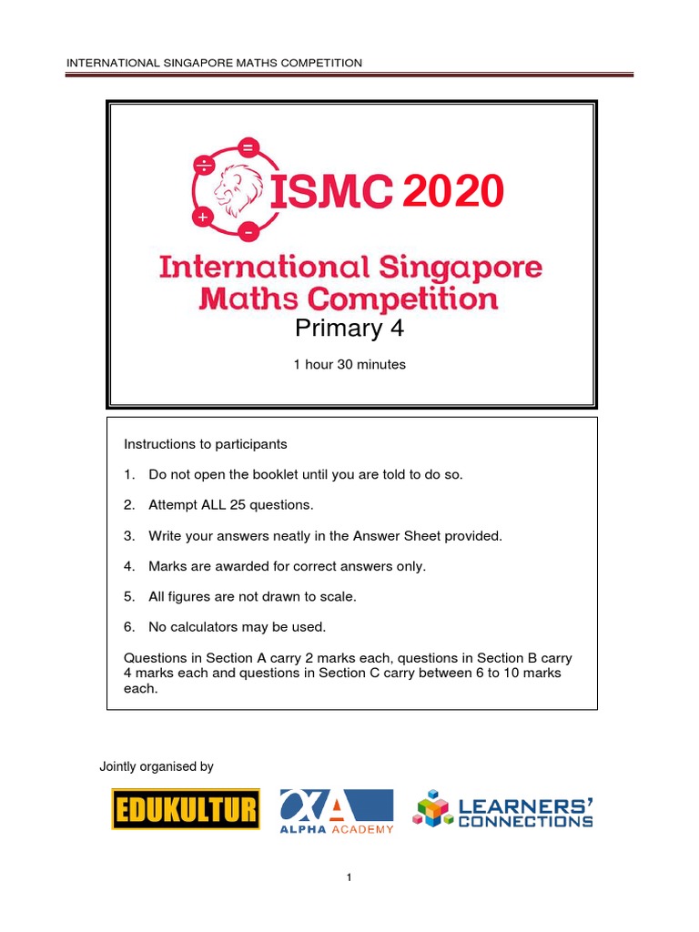 P4 ISMC 2020 Questions W Solutions | PDF