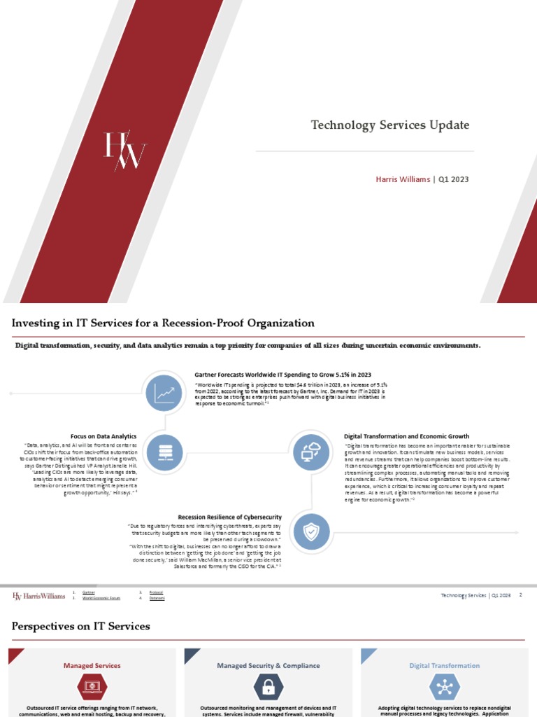Technology Services - IT Services Quarterly Update Q12023 03.17.23 PDF ... Technology Services - IT Services Quarterly Update Q12023 03.17.23 PDF ...