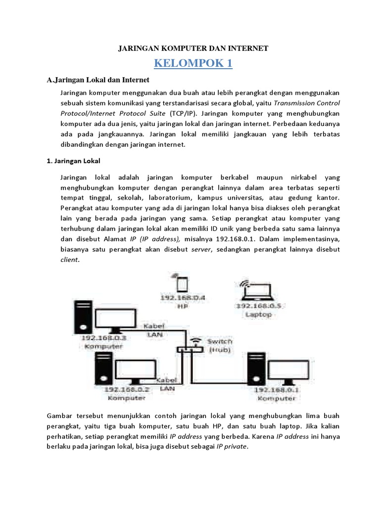 Jaringan Komputer Dan Internet PDF | PDF | Teknologi & Rekayasa