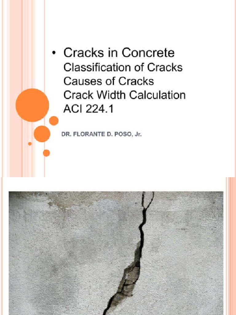 Cracks in Concrete 1680744340 | PDF