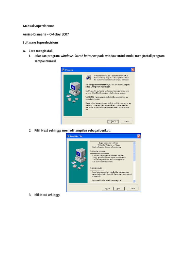 Superdecision Software Installation Guide | PDF