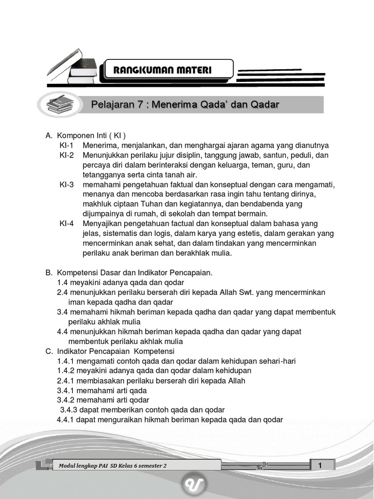 Modul PAI SD Kelas 6 Bab 7 - Compressed | PDF