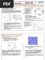 Exercices corrigés dipôle RL 2ème bac | PDF | Tension électrique ...