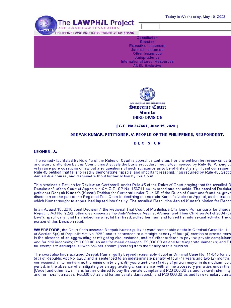 Rule 45 | PDF | Certiorari | Writ