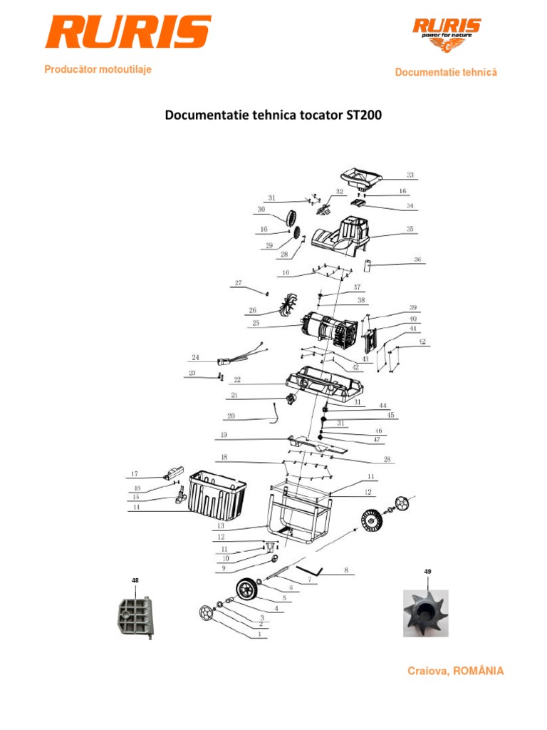 Documentatie Tehnica Tocator ST200 | PDF | Components | Equipment