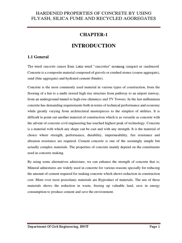 PHASE 2 REPORT Batch 06 | PDF | Concrete | Fly Ash