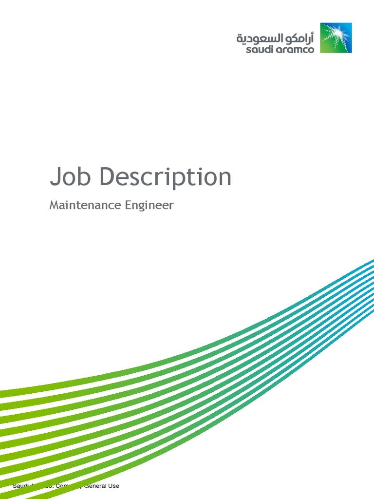 Maintenance Engineer - Saudi Aramco | PDF
