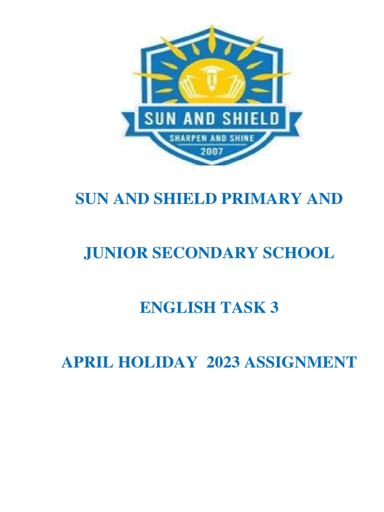 English Task 3 Assignment | PDF