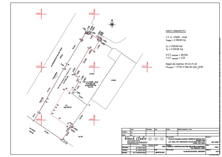 A.00 Plan de Situatie - Existent | PDF