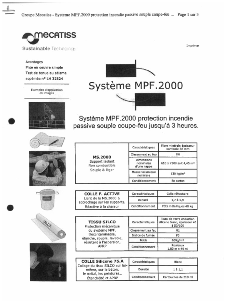 Système MPF.2000 | PDF