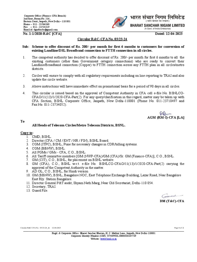 Circular No 03 - 23-24 | PDF | Internet | Internet Access