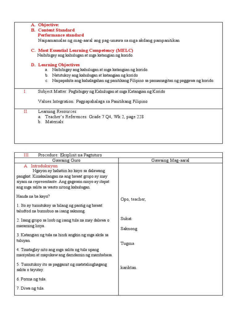 Lesson Plan 7 For Demo Sure 1.1 | PDF