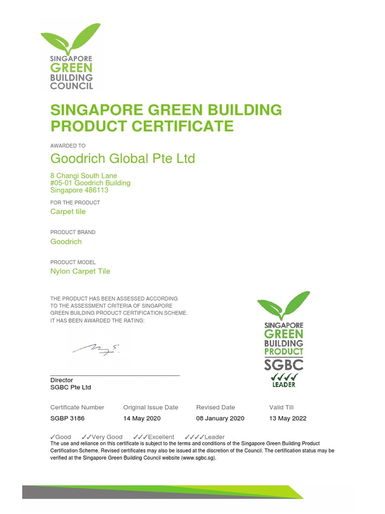 SGBC Goodrich Nylon Carpet Tile | PDF