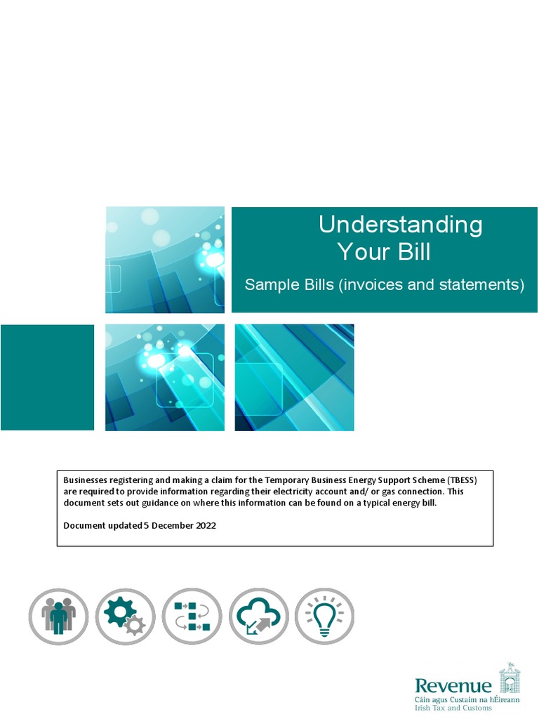 revenue-guidance-understanding-your-bill | PDF | Value Added Tax | Invoice