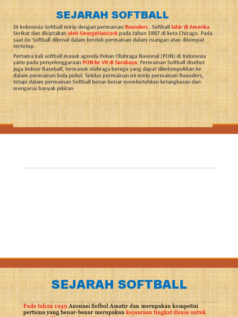 SOFTBALL | PDF