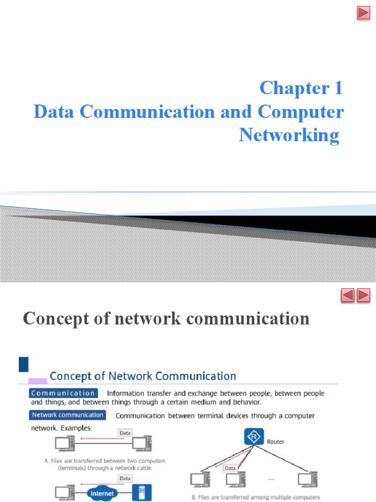 Data Communication And Computer Networking Pdf Computer Network Duplex Telecommunications