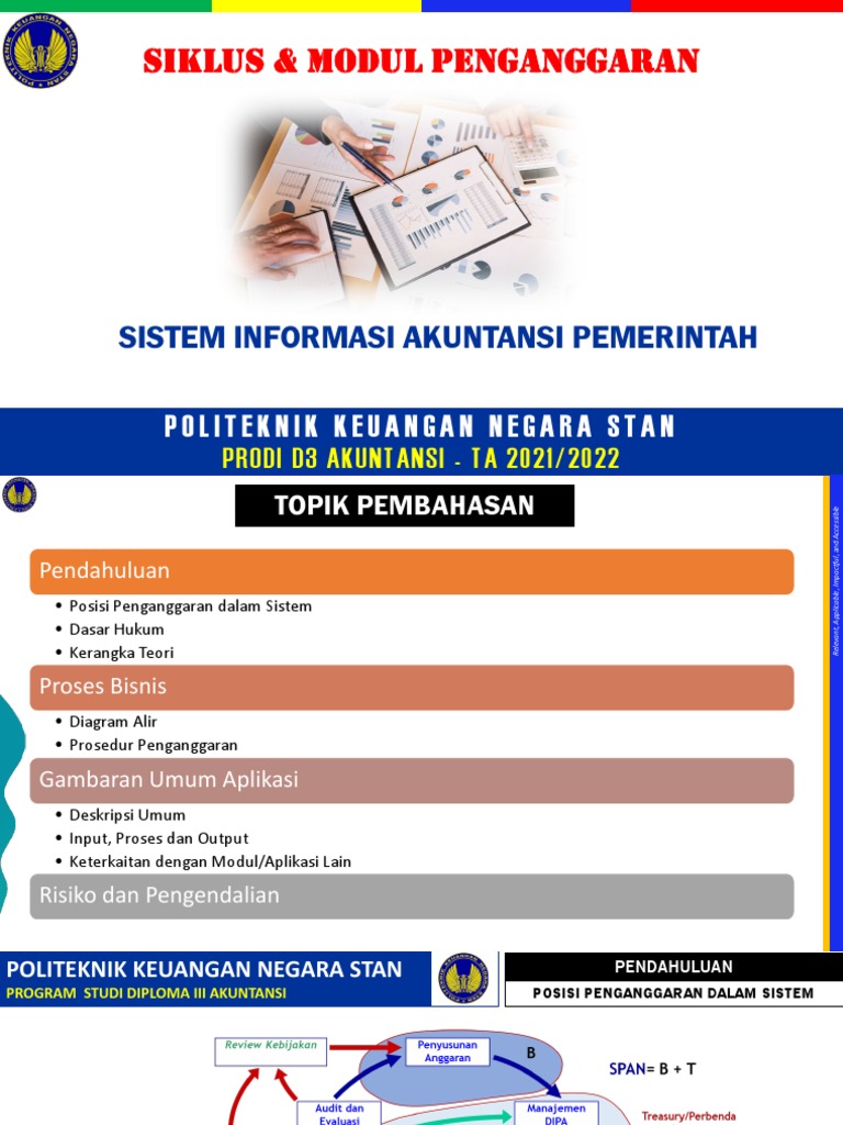 Siklus Dan Modul Penganggaran - 2021 | PDF | Pengelolaan Keuangan & Uang