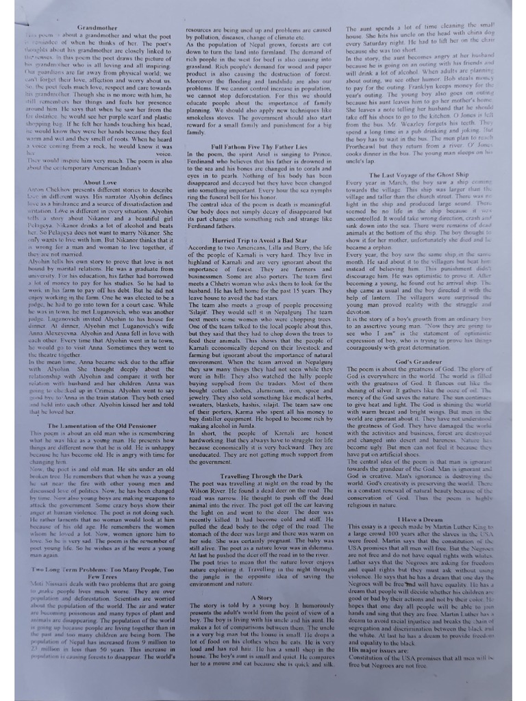 Compulsory English (Heritage of Words) | PDF