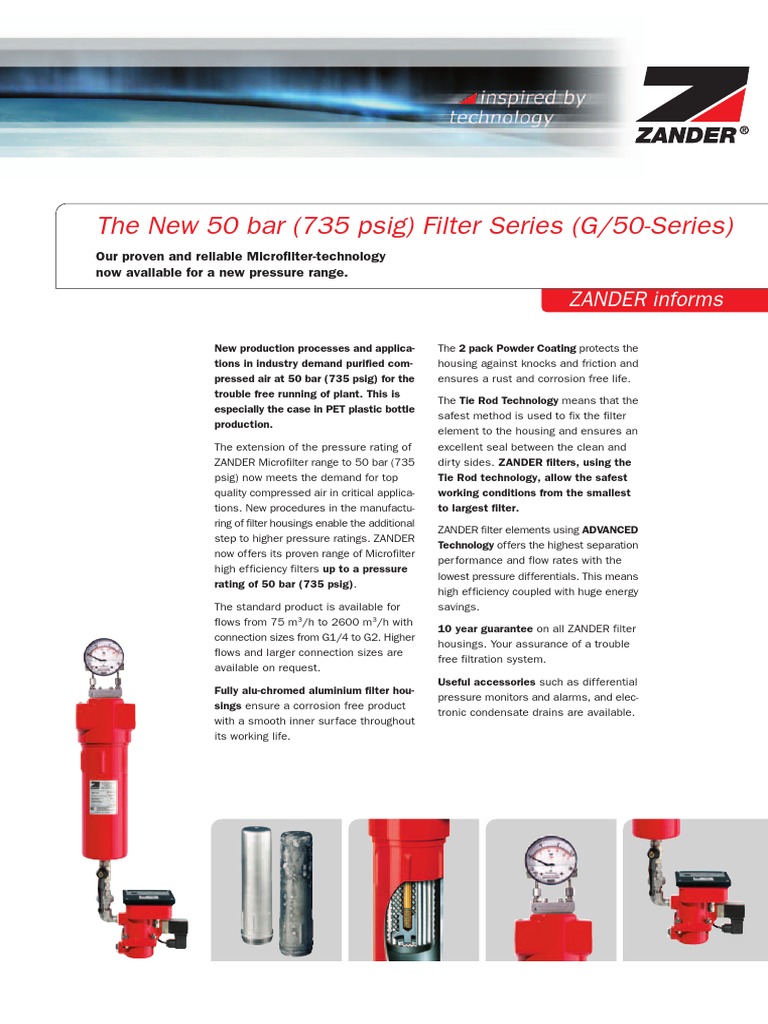 Zander G-Sarja | PDF