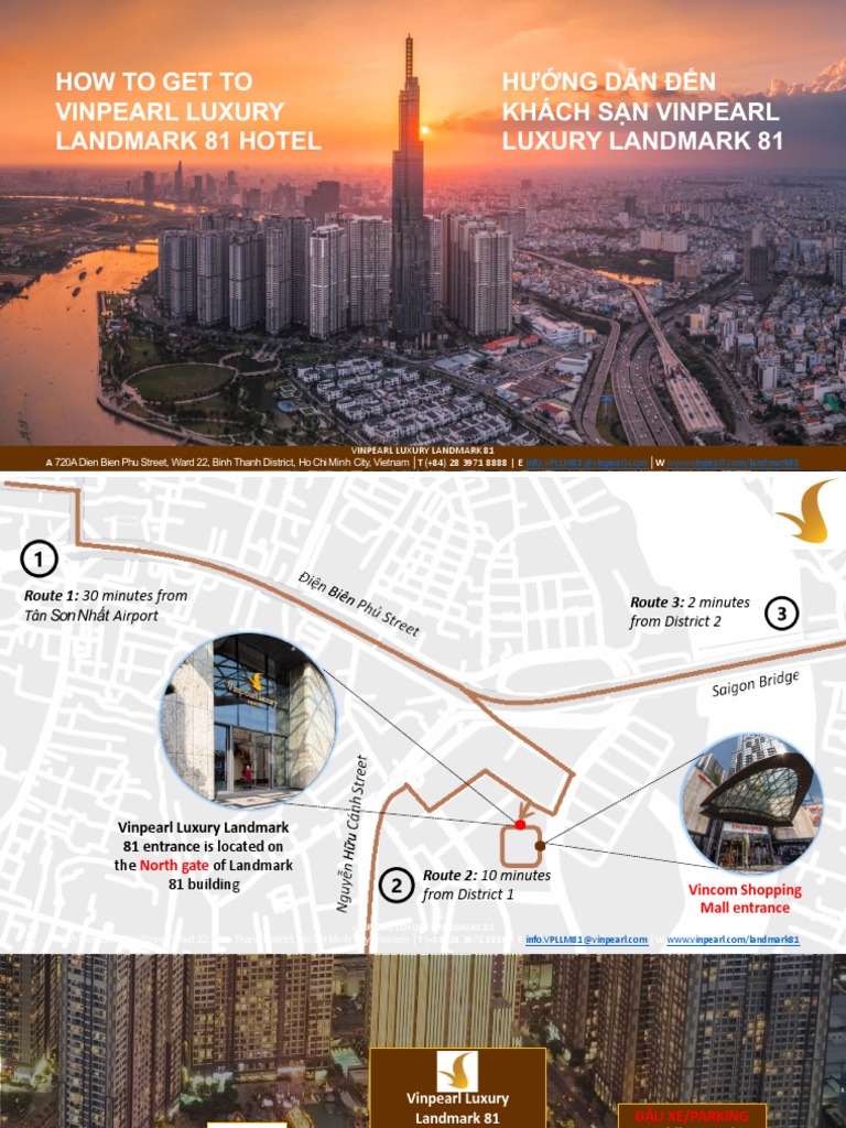How To Get To Vinpearl Luxury Landmark 81 Hotel | PDF