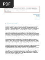 Letter To GP Right To Choose ADHD | PDF | Attention Deficit ...