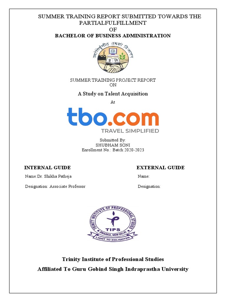 Talent Acquisition Project Report | PDF | Recruitment | Sampling ...