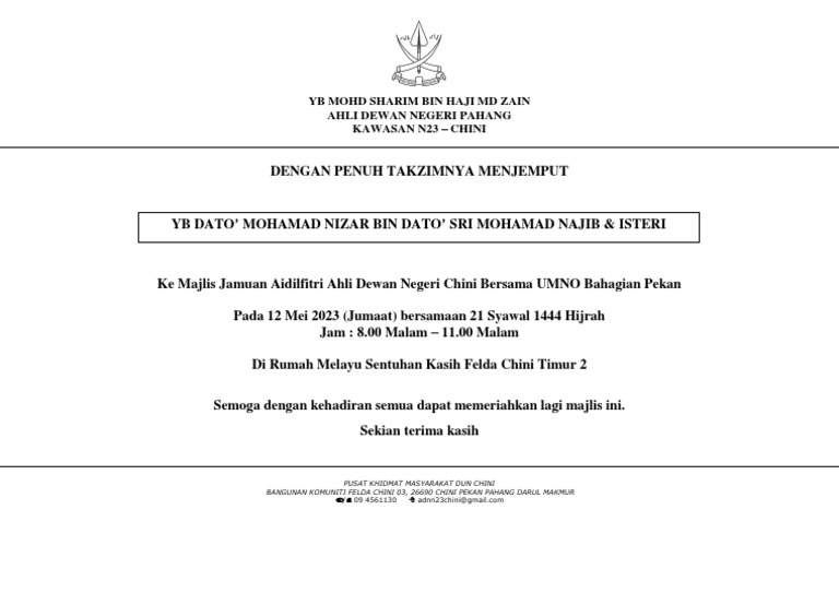 Yb Dato Mohamad Nizar Bin Dato Sri Mohamad Najib Pdf Pdf