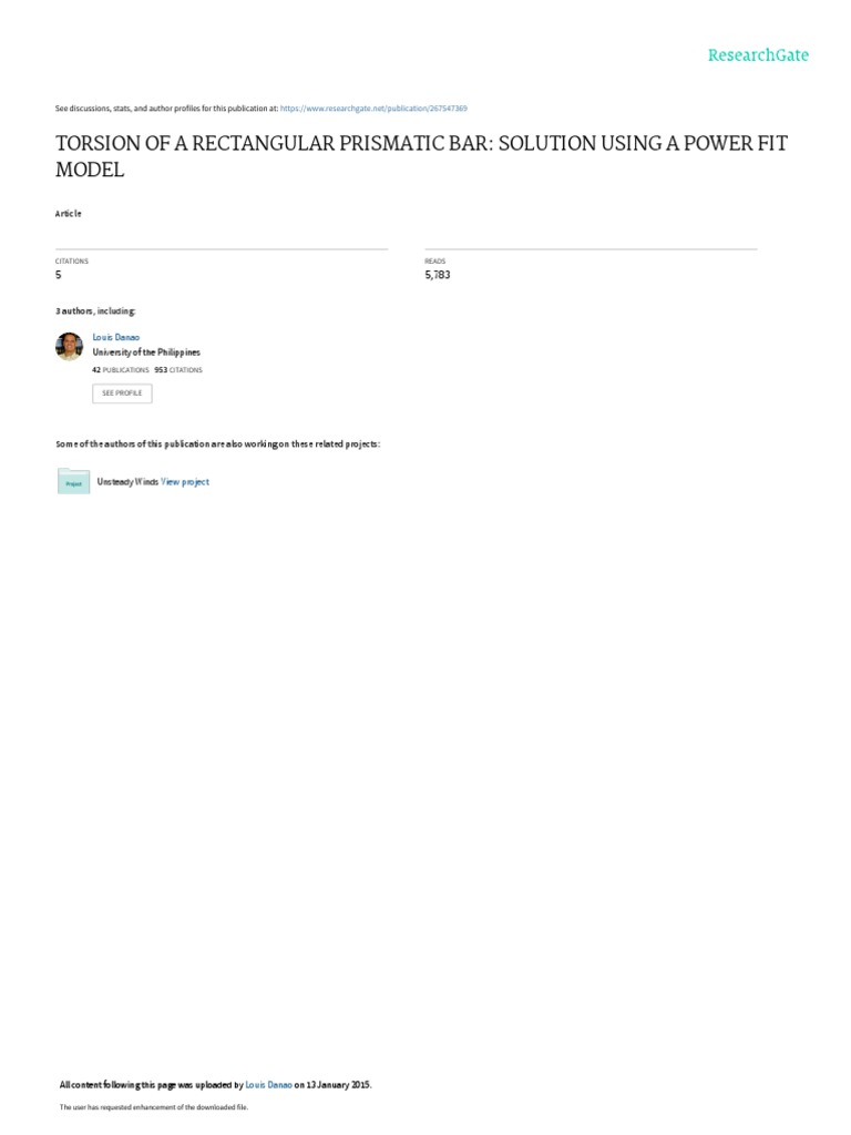 TORSION_OF_A_RECTANGULAR_PRISMATIC_BAR_SOLUTION_US | PDF