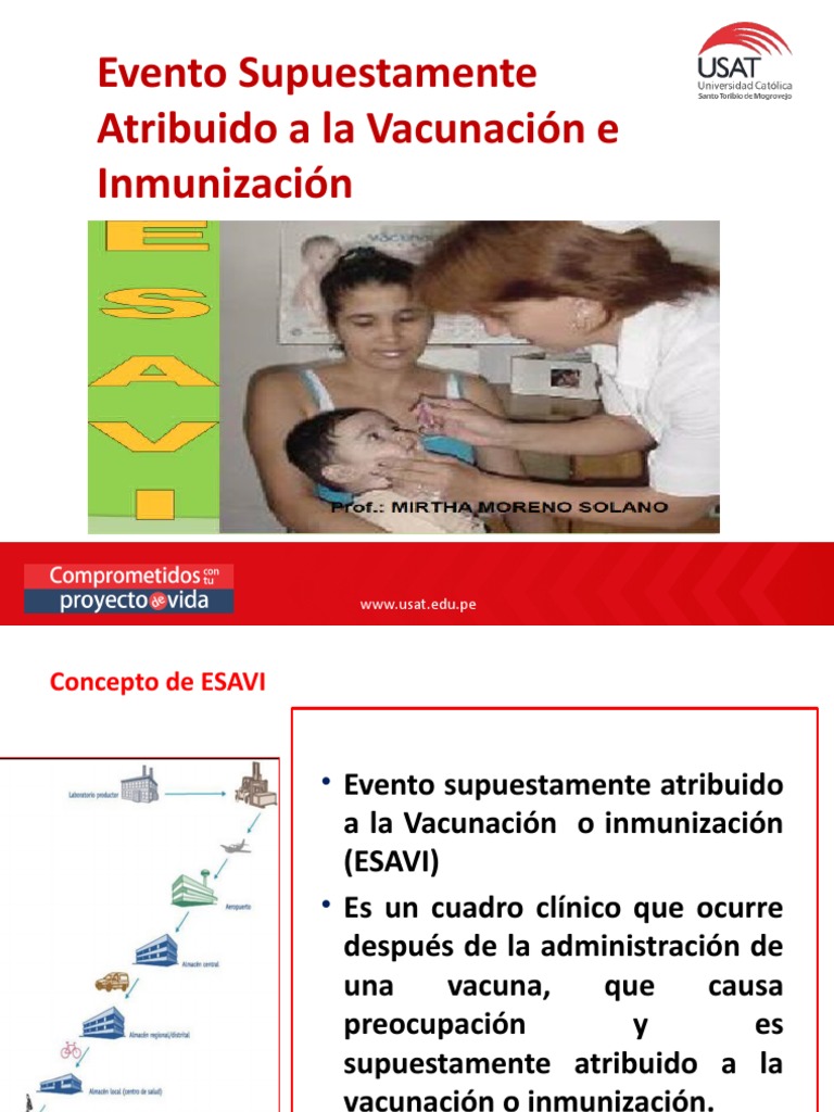 ESAVI | PDF | Vacunación | Salud pública