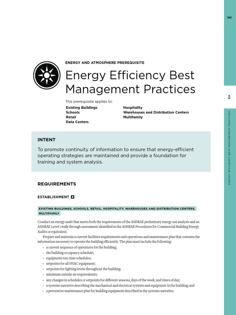Energy Audit OM Guidance | PDF | Audit | Energy Conservation