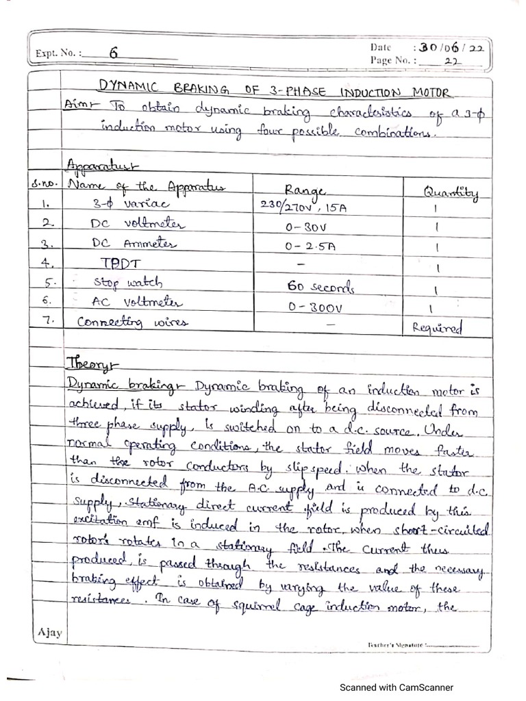 Dynamic Braking | PDF