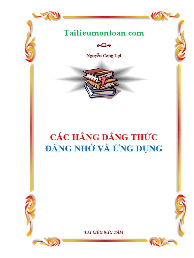 Cac Hang Dang Thuc Dang Nho Va Ung Dung PDF | PDF