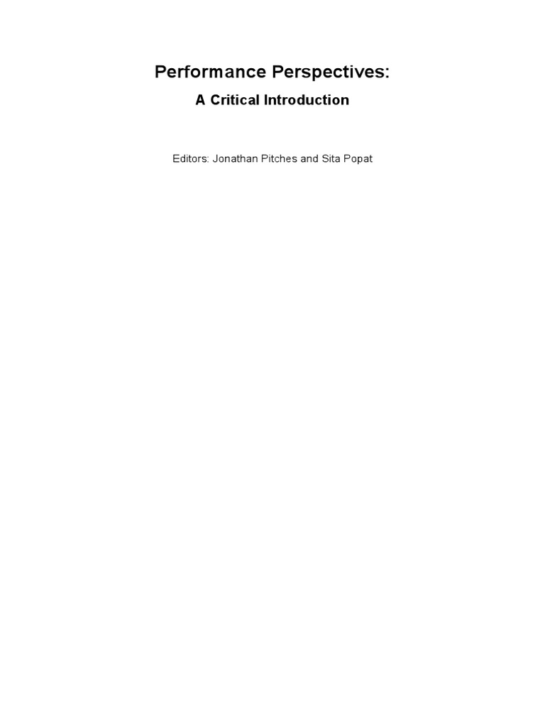 Event Space Performance Space and Spatia PDF | PDF | Space