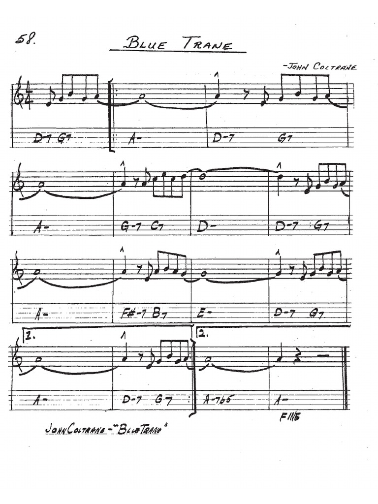 Blue Train Eb PDF | PDF