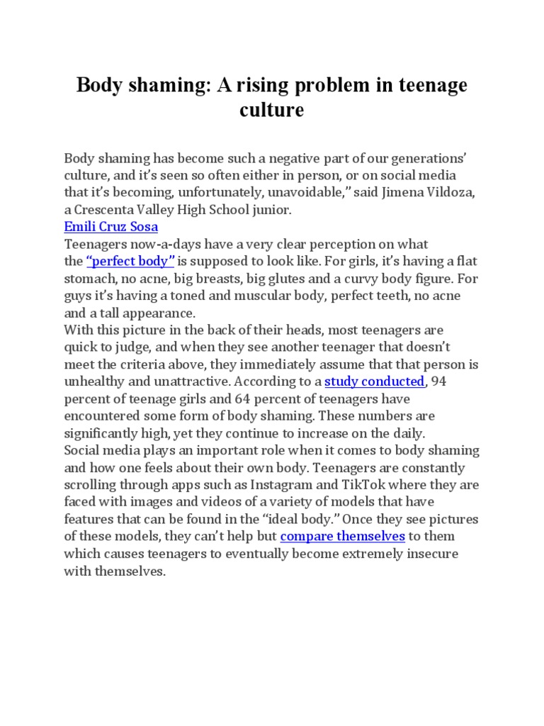 Body Shaming 2 PDF | PDF