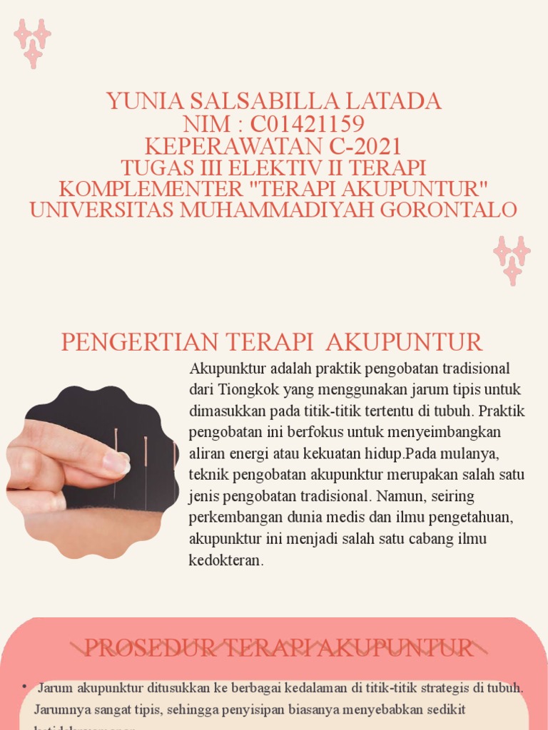 Akupuntur-Yunia Salsabilla Latada | PDF